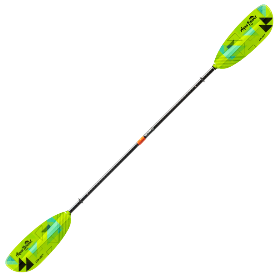 Aqua Bound Tango Fiberglass 2-Piece Straight Shaft Posi-Lok Kayak Padd ...