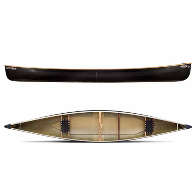 Northstar Northwind 16 BlackLite with Kneeling Thwart Touring Canoe ...